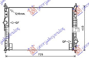 HLADNJAK MOTORA BENZIN/DIZEL (65x43.5x18) (VALEO TIP)