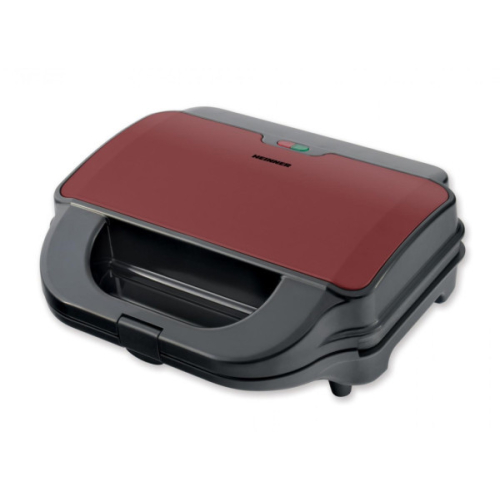 Aparat za sendviče HEINNER SM-2H900BKS 900W/2 ploče/28x15cm/bordo