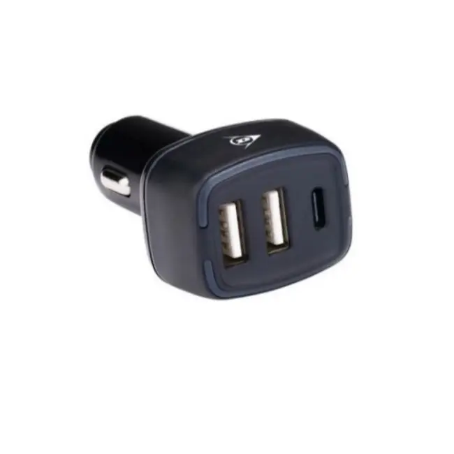 Punjač za telefon 2xusb a +usb c dunlop