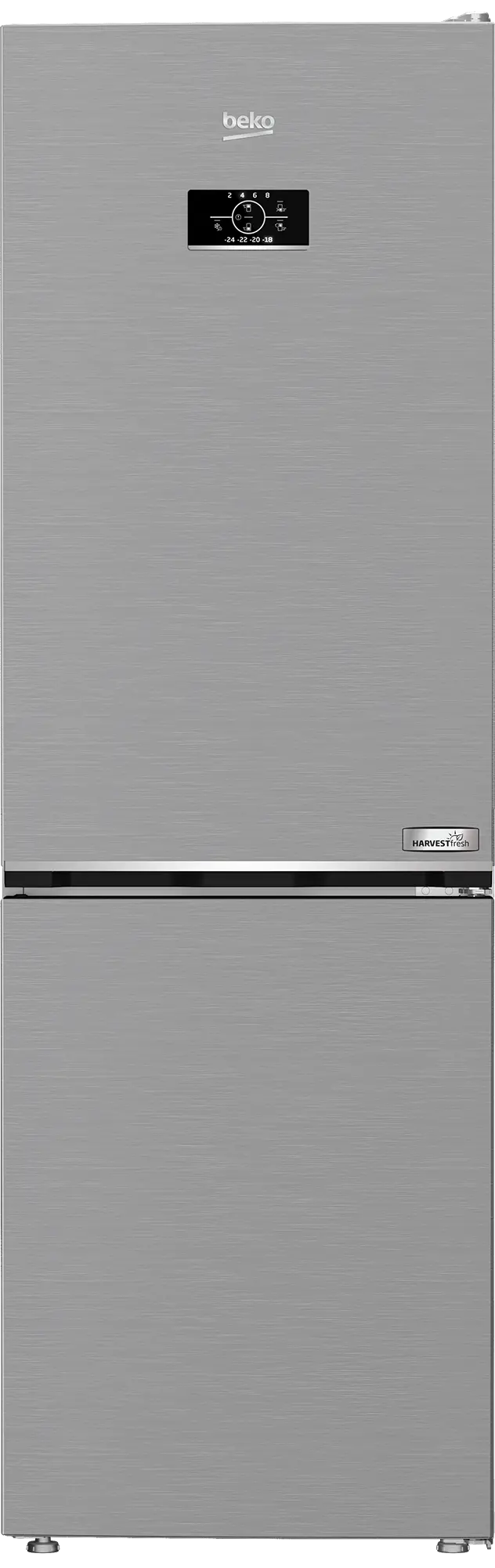 Beko B5RCNA365HXB Kombinovani frižider, 210 l, Sivi