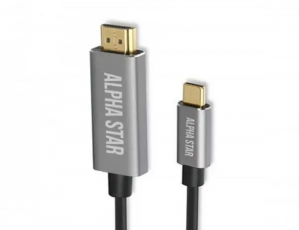 Alpha star USB KABL/USB 2.0 TIP C -Lightning Iphone Kompatibilni Dužina 1M/3A/Bakar,brzo punjenje125409, Beli