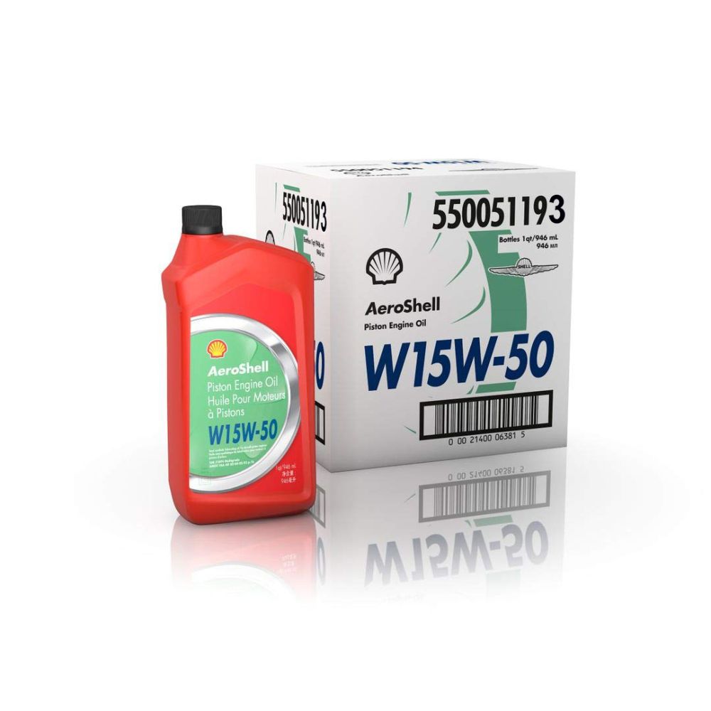 AeroShell - W 15W50 - Multigrade Piston Engine Oil - 1 USQ