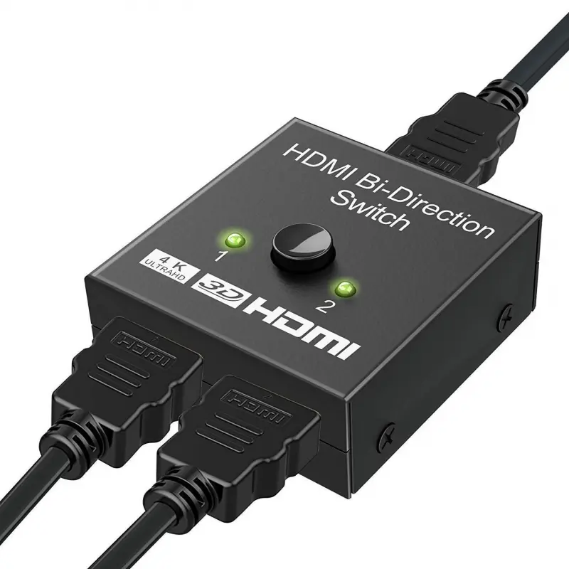 HDMI 2.0 Switch 2 porta 4K, Crni