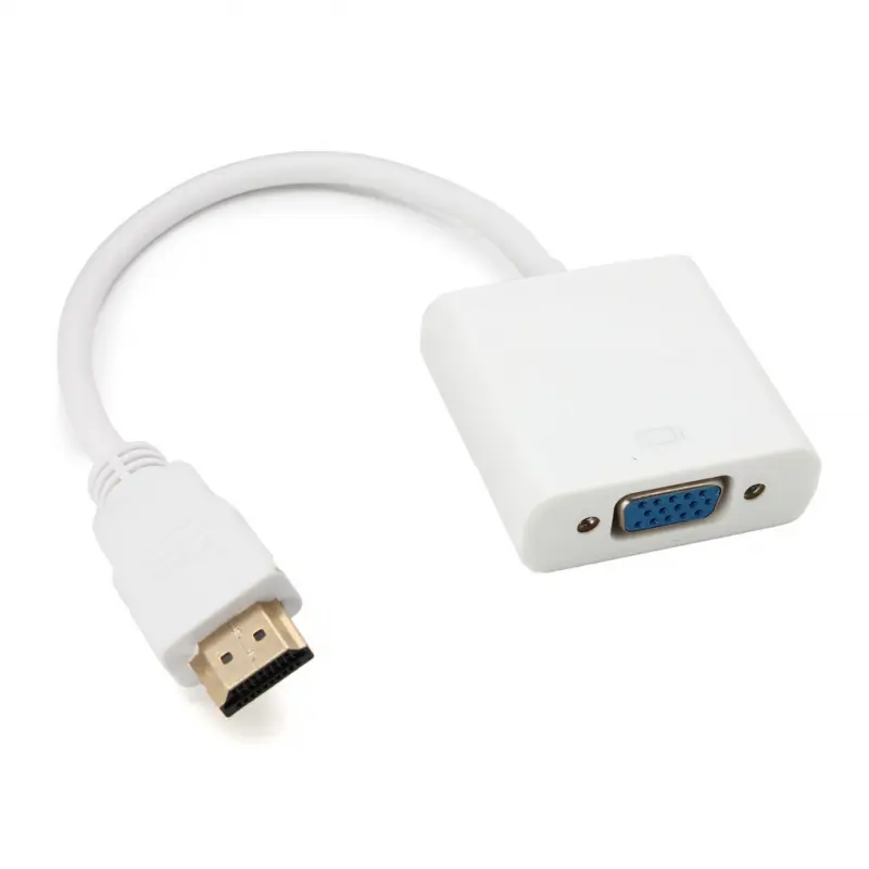 Adapter HDMI M na VGA Z JWD-HDMI7, Beli