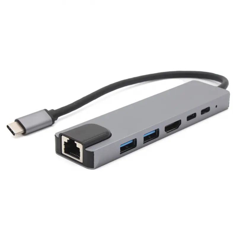 JWD-6u1 Adapter sa USB Tip C kablom, Sivi