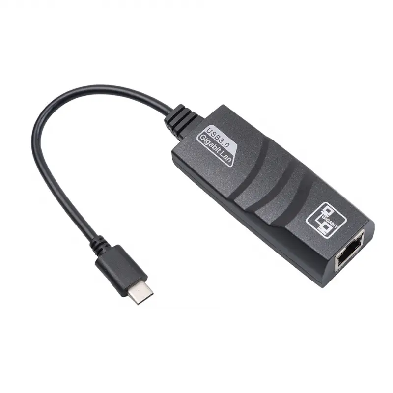 JWD-U23 Adapter USB Tip C na LAN, Crni