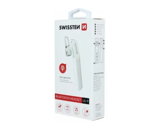 Svissten Bluetooth Ultra Light UL-9 slušalice, bele