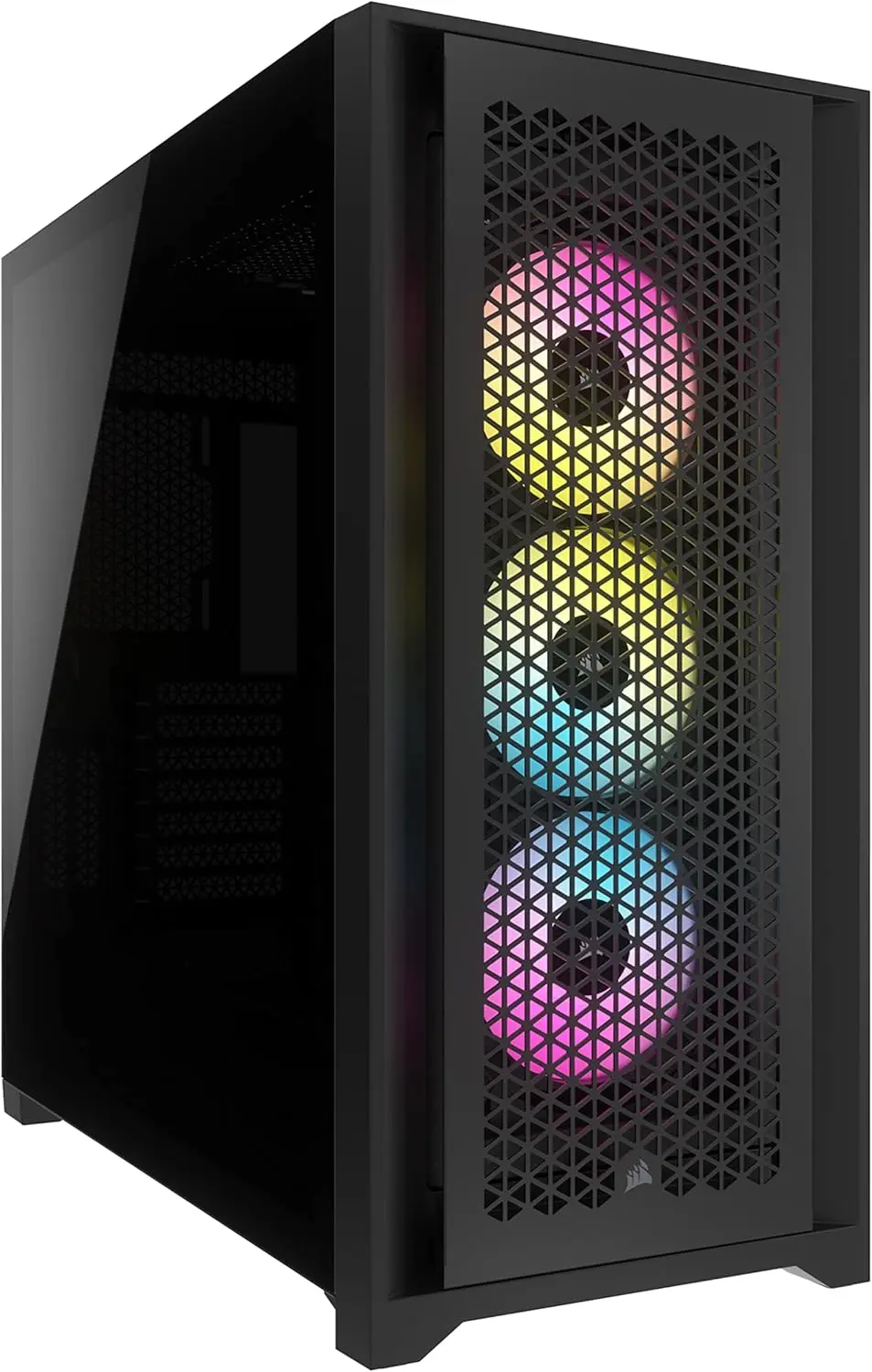 Corsair kućište iCUE 5000D AIRFLOW Mid-Tower/Gaming/ATX/kaljeno staklo/bez napajanja/RGB/crna