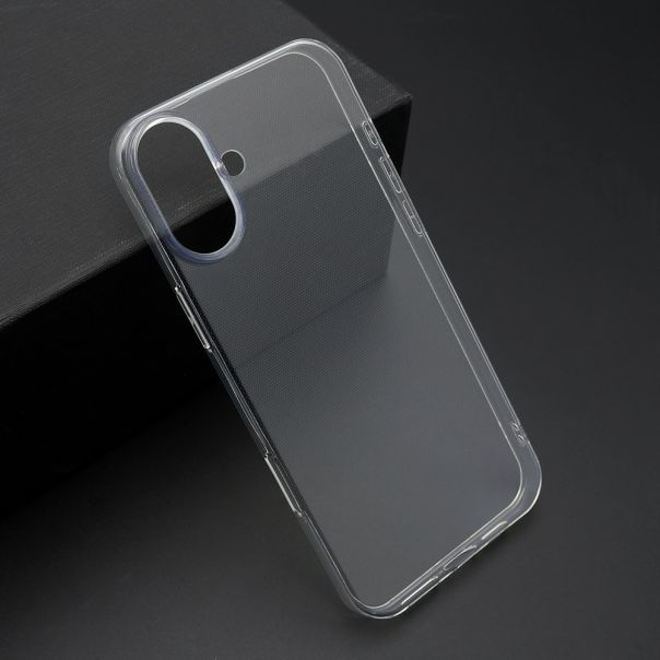 Silikonska maska Ultra tanki protect za iPhone 16 Plus, providna