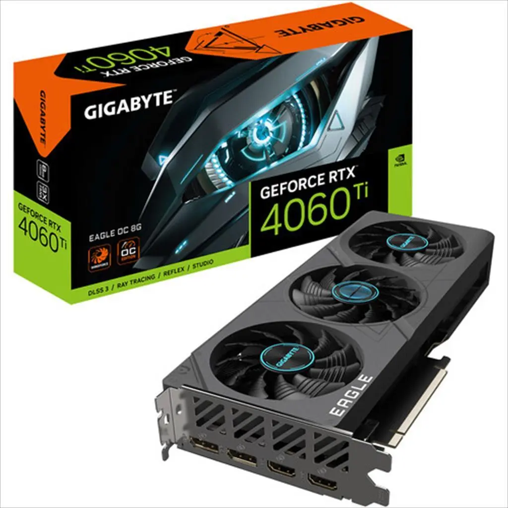 GIGABITE grafička kartica Vga rtk 4060 ti eagle oc 8gb gddr6, 2kdp, 2khdmi, gv-n406teagle oc-8gd