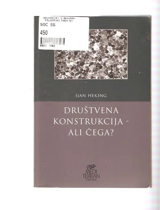 Društvena konstrukcija... ali čega? - Ijan Heking