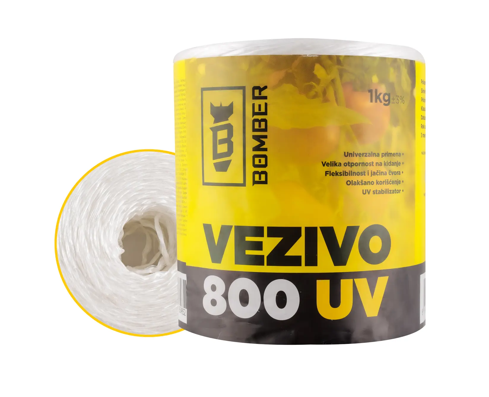 BOMBER Vezivo Tip 800 UV 1/1 belo, 12kg