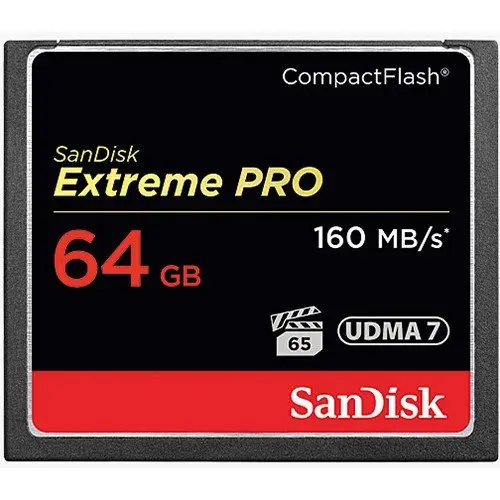 SANDISK Memorijska igrica Extreme Pro CF 160MB/s 64 GB VPG 65, UDMA 7