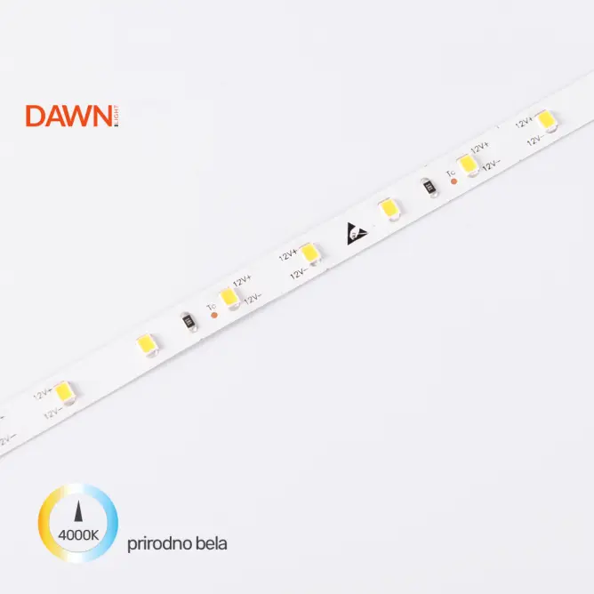 DAWN LED Traka Hl 2835-60-Nw, 12V, Ip20, 5Met, 4.8W/M, 8mm