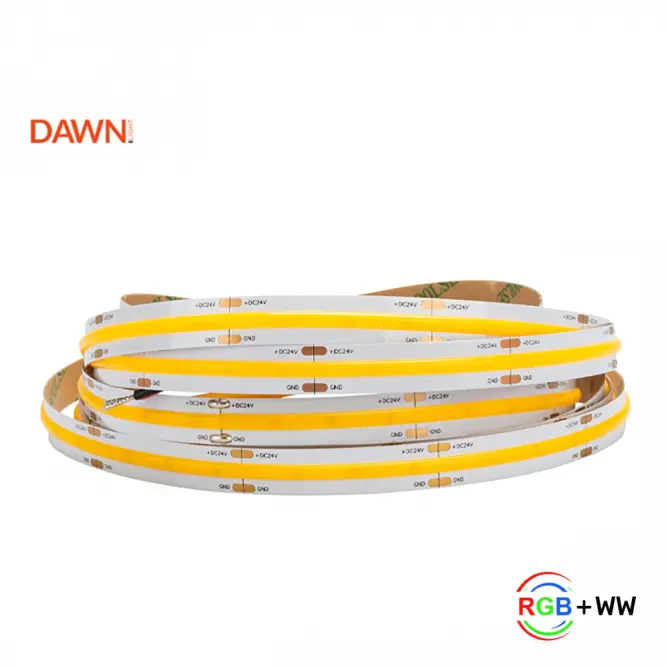 DAWN LED Traka Hl CobRgbww, 24V, Ip20, 5Met, 16.8W/M, 12mm