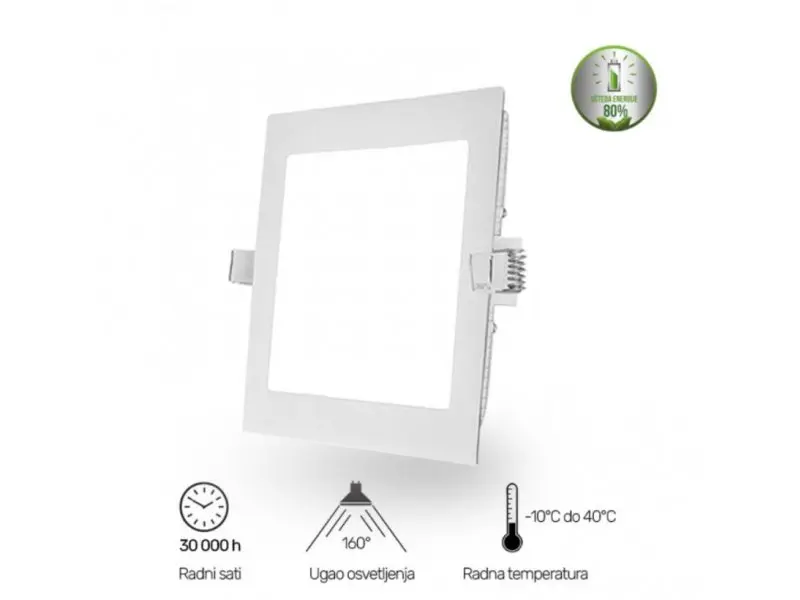 BBLINK LED panel U/Z KNS1-18W 4000K beli