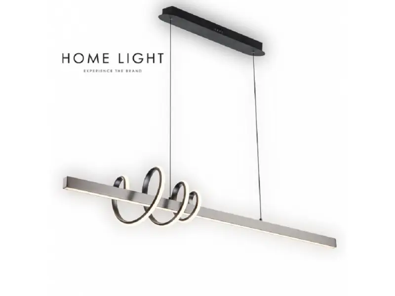 HOME LIGHT Luna 228 Visilica, 43W 3000K, Siva