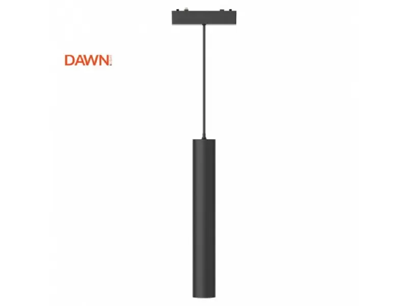 DAWN Magnetic slim visilica, LED26 - D300 6W 3000K 24° 48V DC, Crna