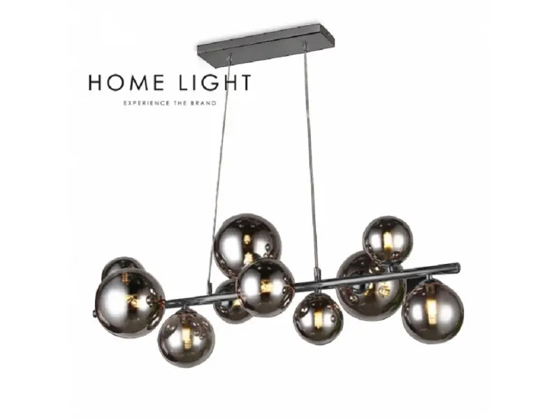 HOME LIGHT Vesta 602 Visilica, 10*G9, Crna