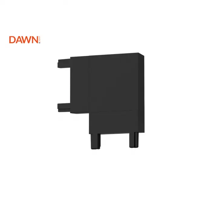 DAWN Magnetic slim konektor L, 26-A-L, Crni