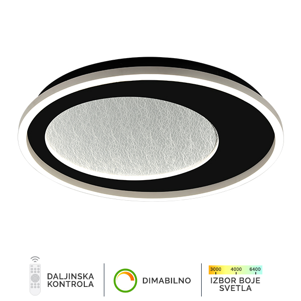 LED plafonjera F2069-30C BK