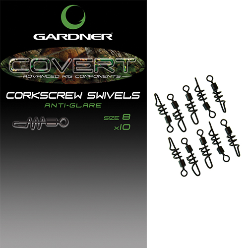 Gardner Covert Corkscrew Swivel Size 8