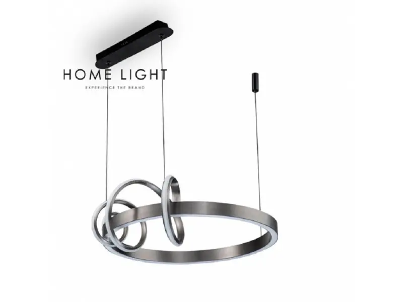 HOME LIGHT Luna 229 Luster, 49W 3000K, Sivi