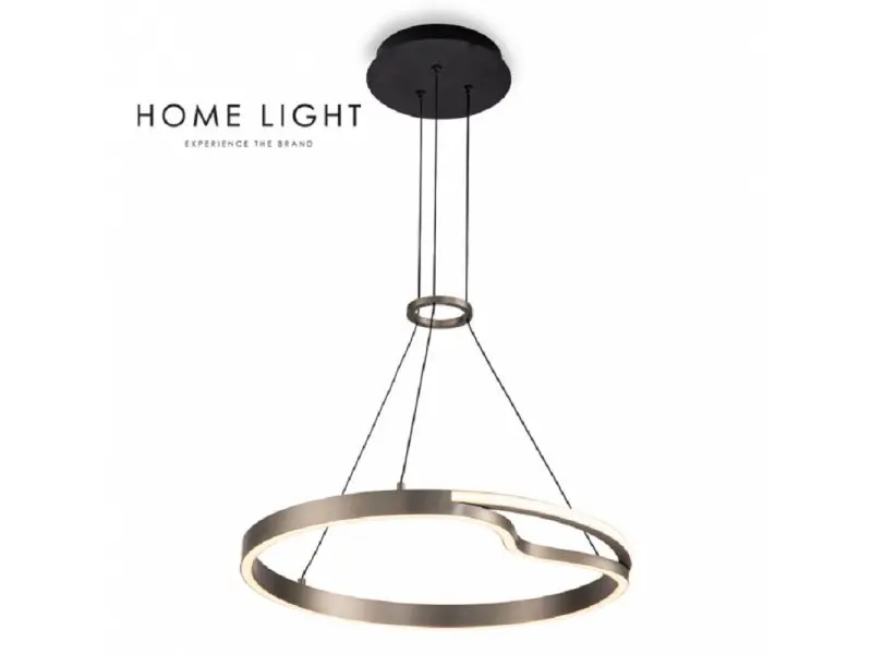 HOME LIGHT Luna 235 Luster, 37W 3000K, Sivi