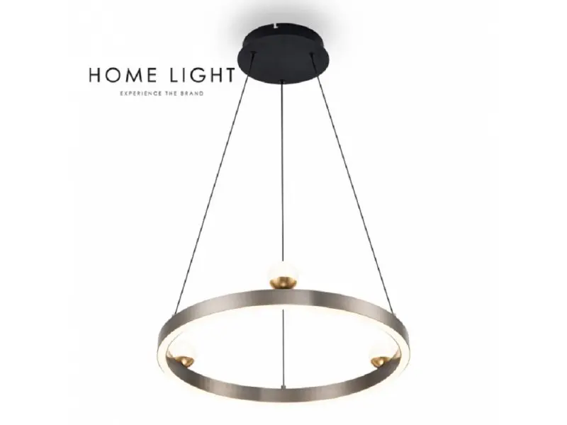 HOME LIGHT Luna 232 Luster, 40W 3000K, Sivi