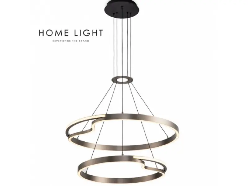 HOME LIGHT Luna 236 Luster, 61W 3000K, Sivi