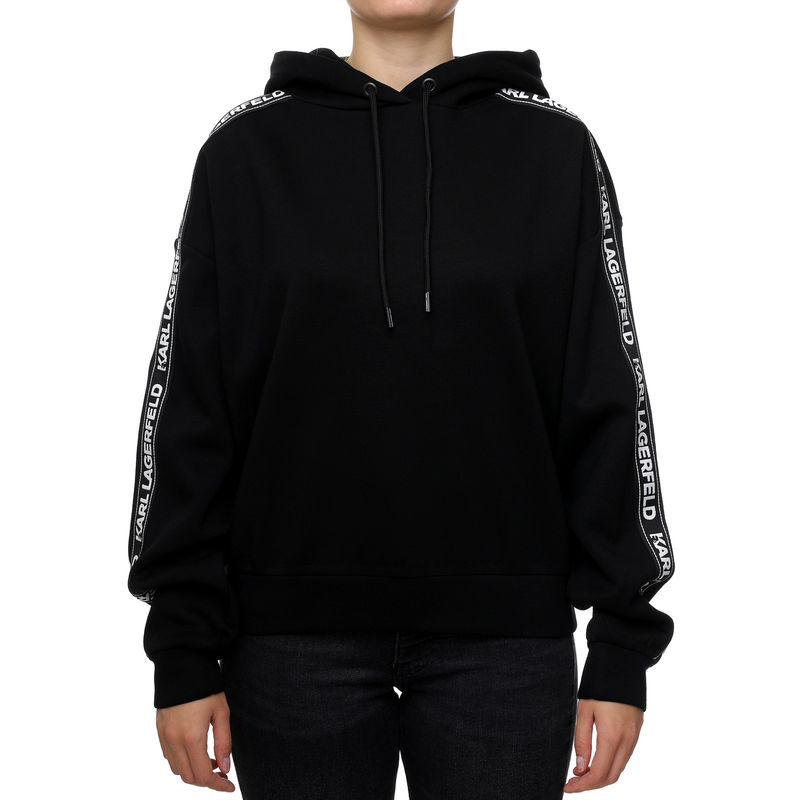 Ženski duks Karl Lagerfeld Logo Tape Hoodie