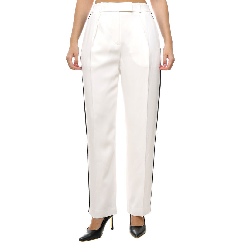 Ženske pantalone Karl Lagerfeld Contrast Panel Tailored Pants