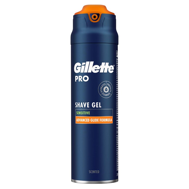 Gillette gel brijanje pro sensitive 200ml gillette