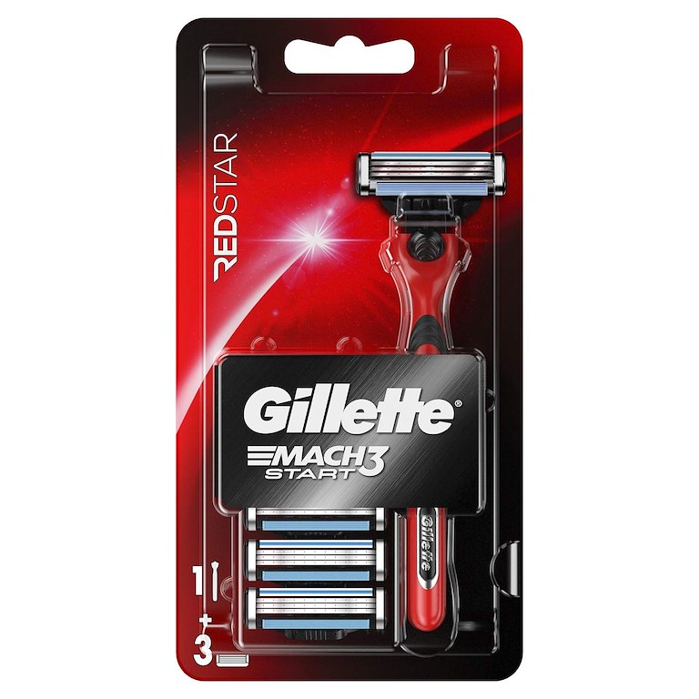 Gillette brijač mach 3 start red h+3 gillette