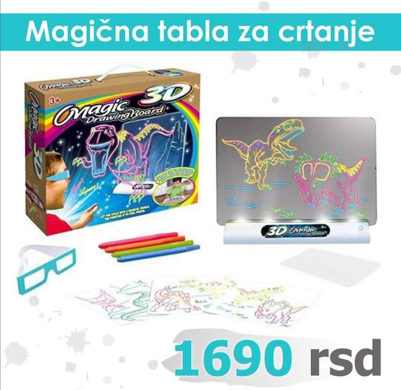 3D magična tabla za crtanje Magic drawing board 3D – 3D magična tabla za crtanje Magic drawing board 3D