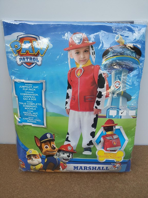 Kostim Paw Patrol Marshall