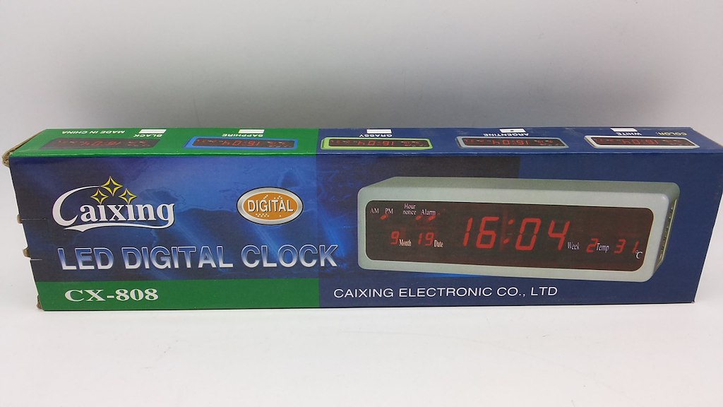 Led Digitalni Sat CX-808 -Led Digitalni Sat