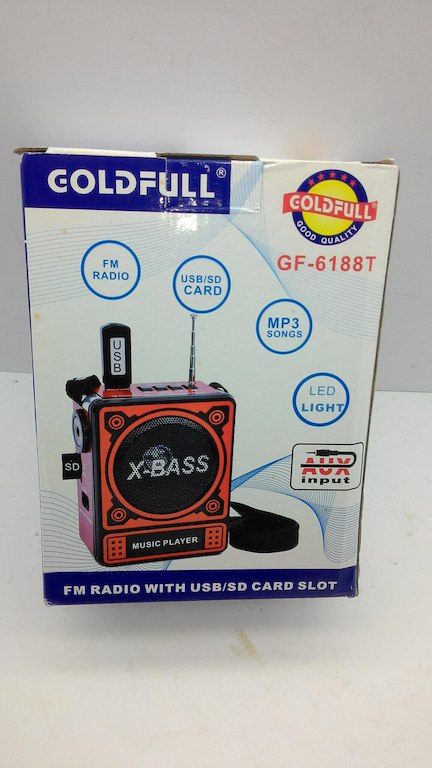 GF-6138T Zvučnik radio MP3/SD card **