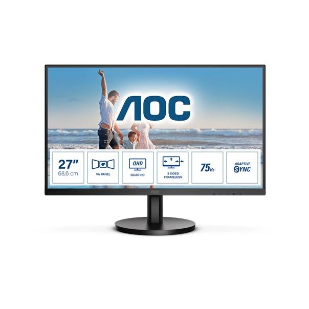 AOC Monitor 27 Q27B3MA VA QHD 75Hz 4ms