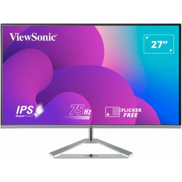 Monitor 27 ViewSonic VX2776-SMH 1920x1080/Full HD/4ms/IPS/75Hz/VGA/2xHDMI/Frameless/zvučnici