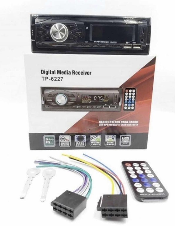 Radio za auto BT-USB-MP3 daljinski TP-6227C – Radio za auto BT-USB-MP3 daljinski TP-6227C