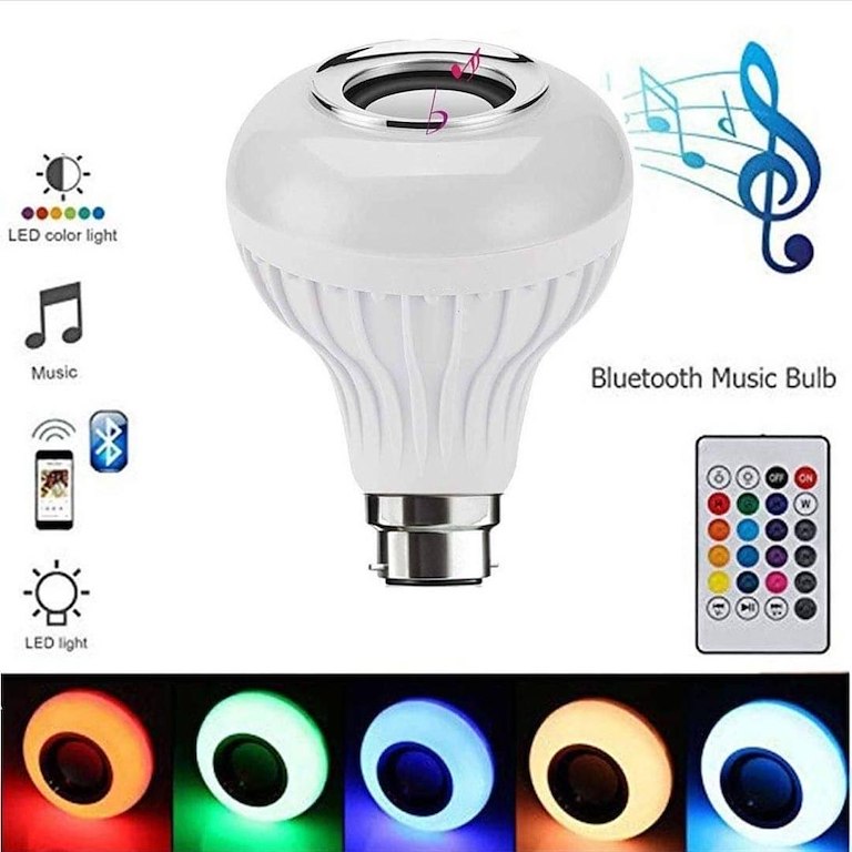 Bluetooth LED sijalica muzicka – Bluetooth LED sijalica muzicka