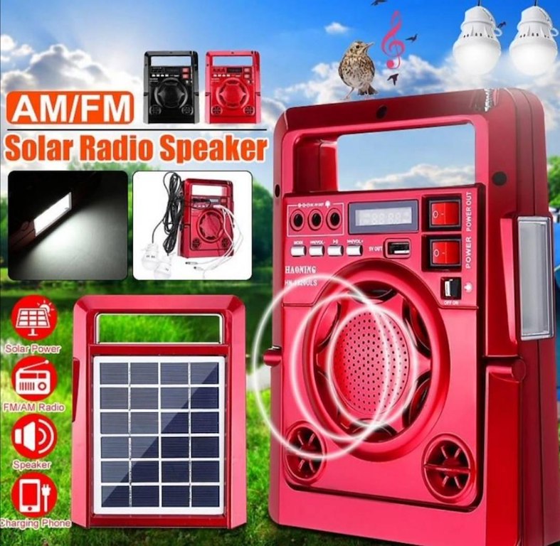 Solarni sistem + FM radio + lampa – solarni sistem solarni – Solarni sistem + FM radio + lampa – solarni sistem solarni