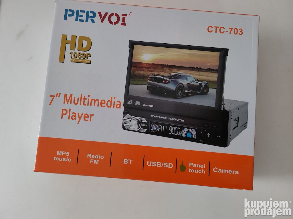 Multimedija Radio PERVOI CTC-703 7-inč NOVO QW