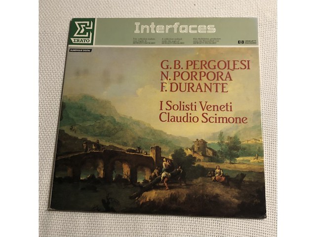 PERGOLESI, PORPORA, DURANTE - 4 Concertos