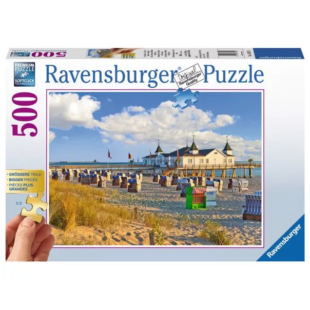 Ravensburger puzzle - Odmor na plaži - 500 delova