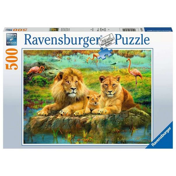 Ravensburger puzzle - Lavovi - 500 delova