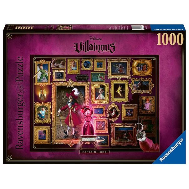 Ravensburger puzzle - Villainous - Kapetan Kuk - 1.000 delova