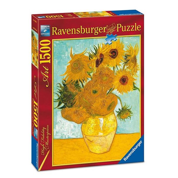 Ravensburger puzzle - Suncokreti, Van Gog - 1.500 delova