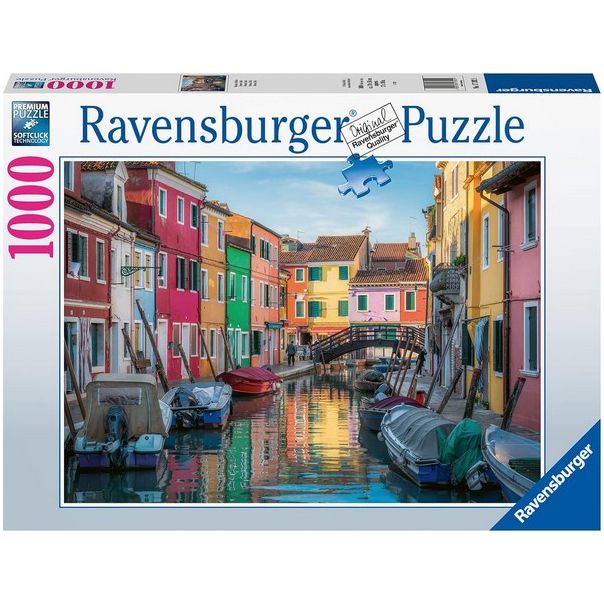 Ravensburger puzzle - Burano, Italija - 1.000 delova